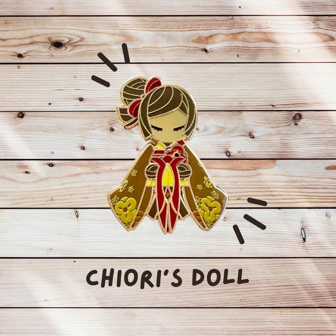 Chiori's Doll Enamel Pin - Genshin Impact - Etsy