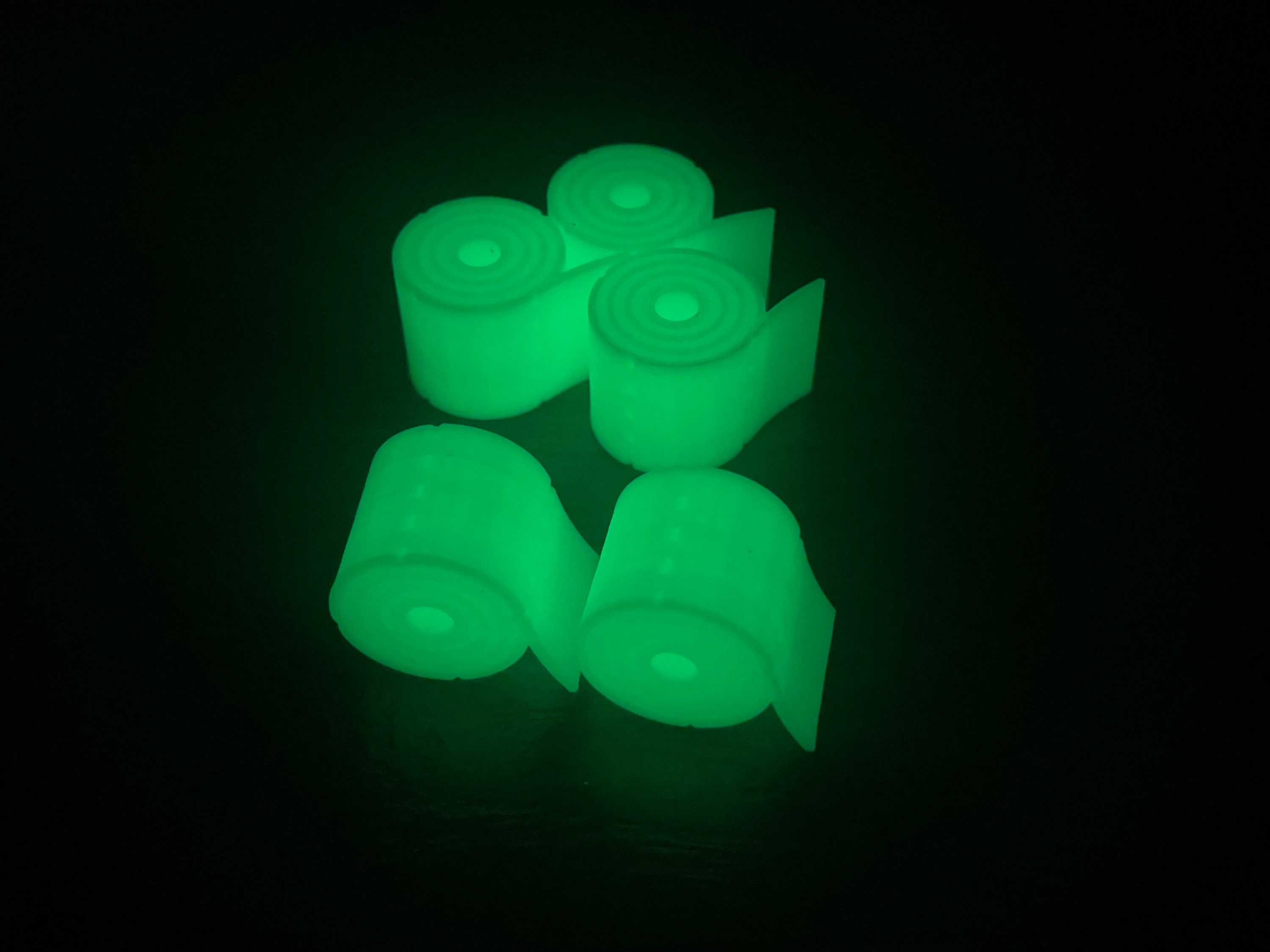 Glow in the Dark Toilet Paper Roll Textured Tactical Knife, EDC ...