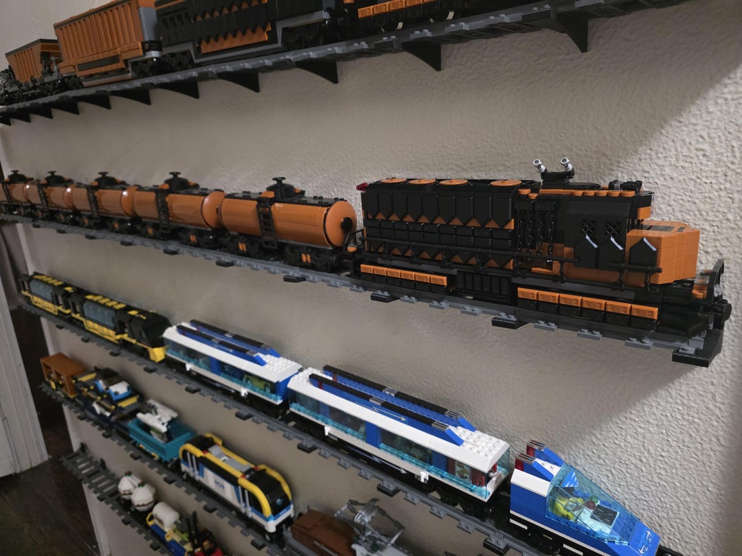Wall Mount for Lego Train Tracks | 10 Mounting Brackets - Etsy