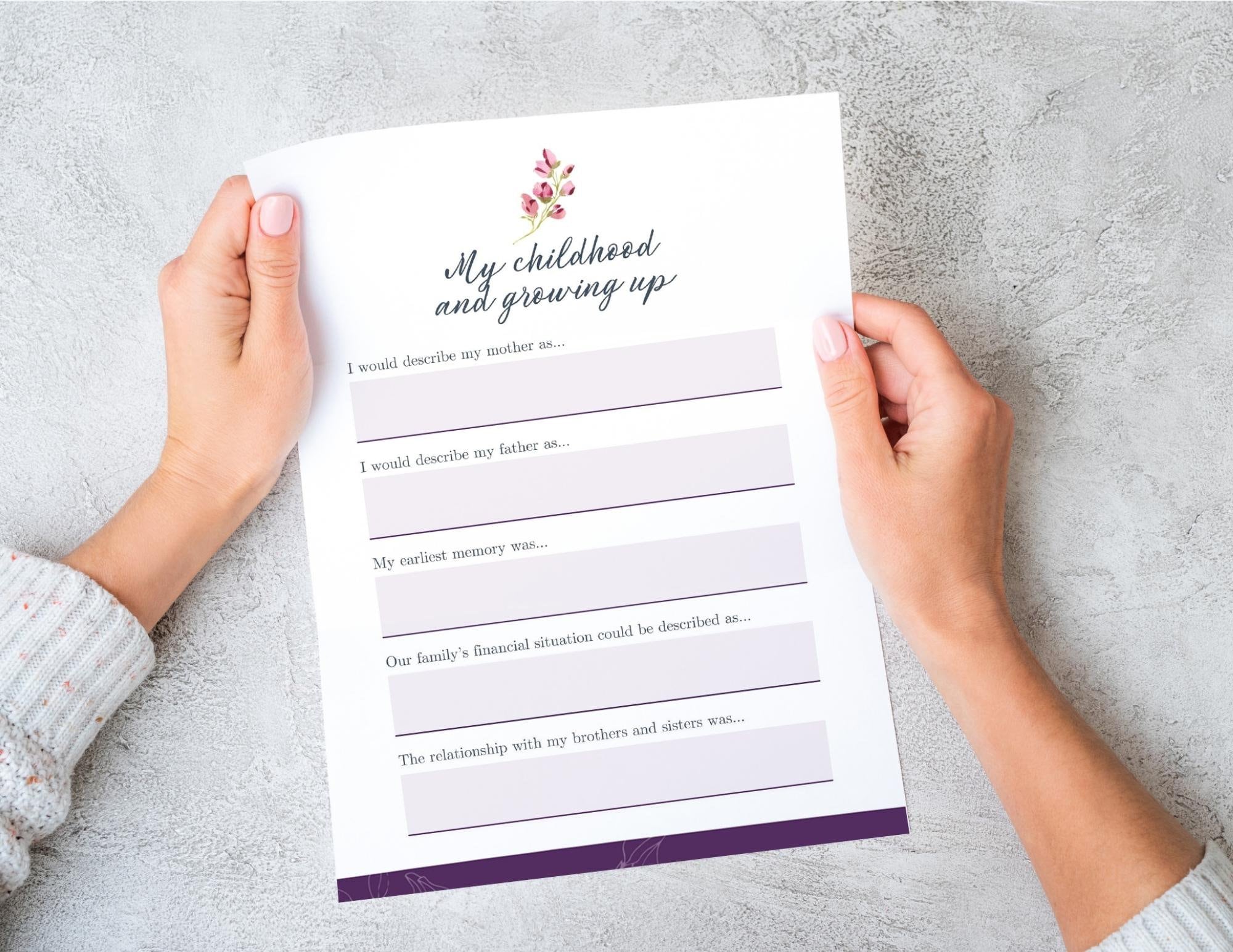 Legacy Planner for Older Women | Printable Planner | final Wishes ...