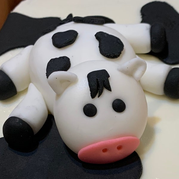 Cow Wedding Cake Topper - Etsy