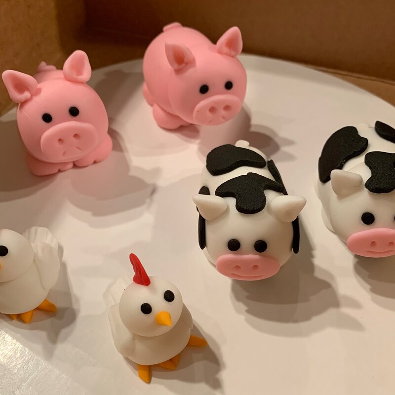 Fondant Farm Animals - Etsy