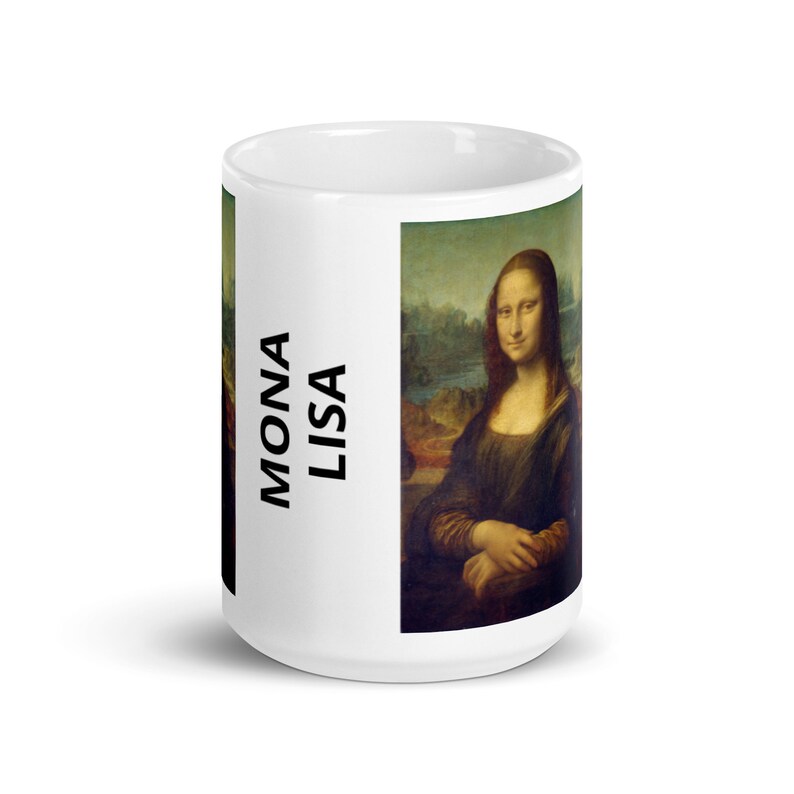 Mona Lisa MUG by Leonardo Da Vinci. Fine Art Mug, Tea, Coffee. - Etsy