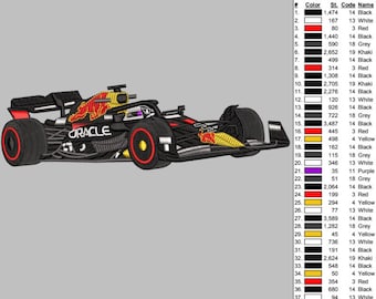 Redbull Embroidery File - Etsy