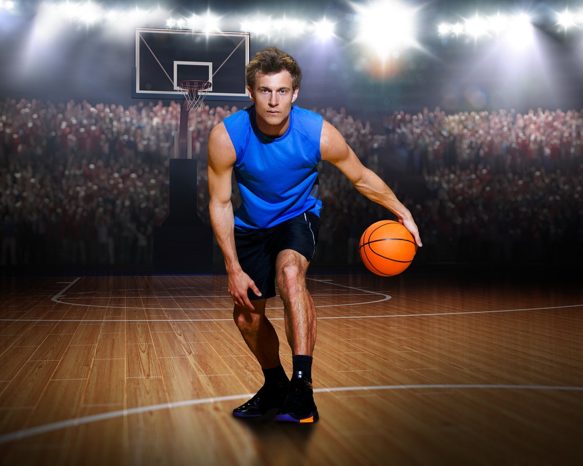 High School Senior Sports Basketball Photography Backdrop Background ...