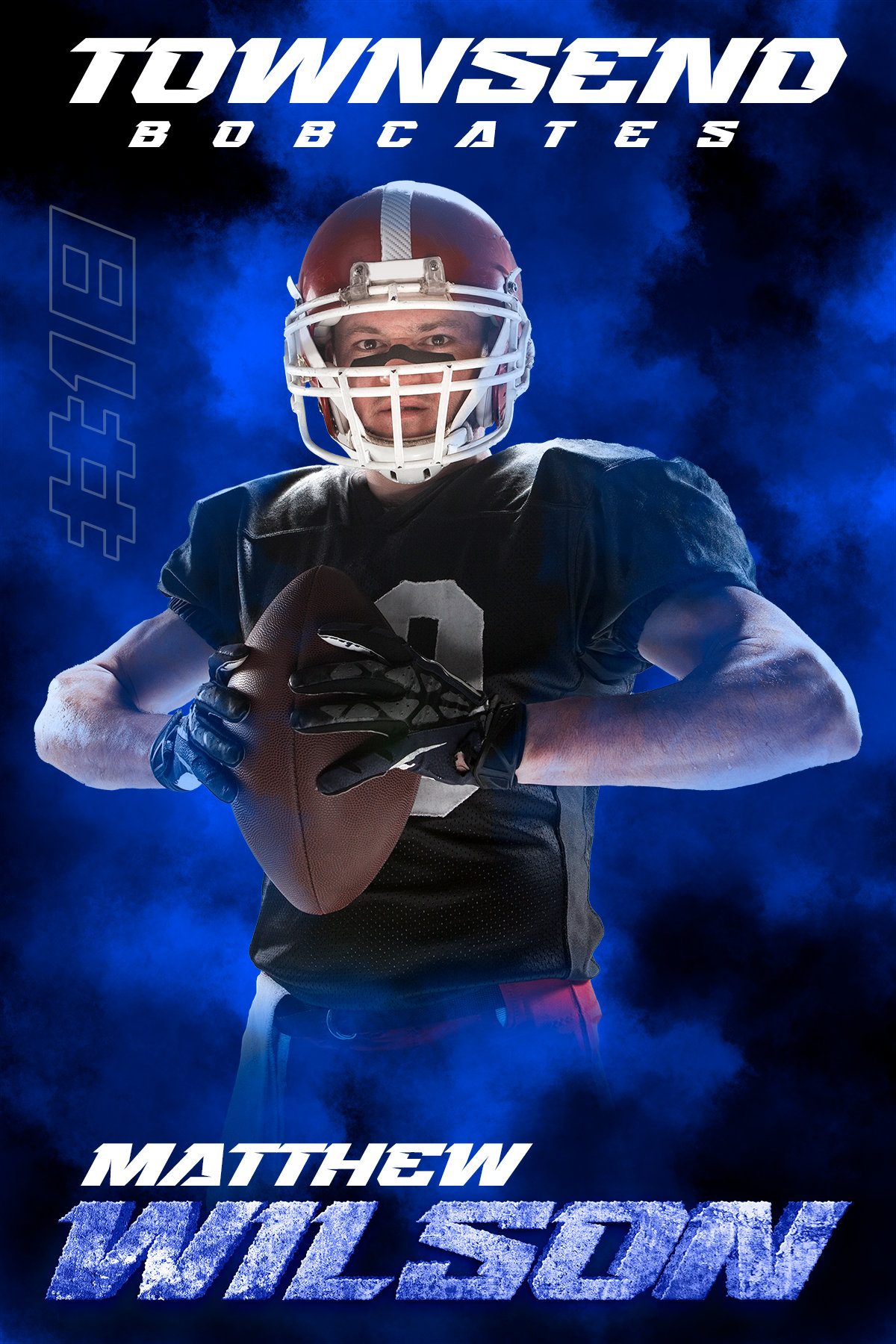 Football Digital Print Banner Senior Night Poster Football Sports ...