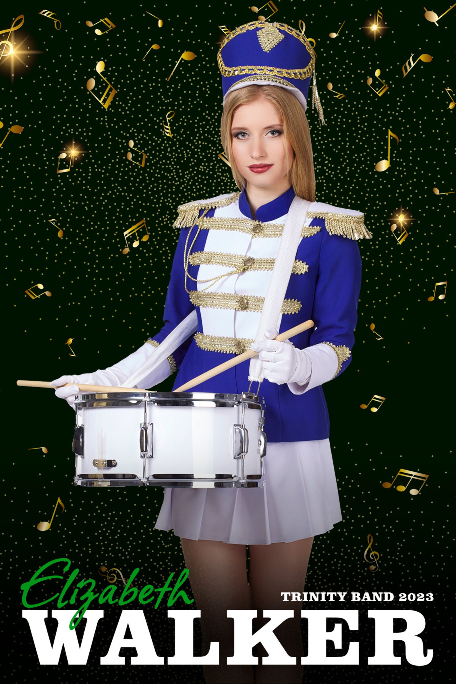 High School Marching Band Poster Digital Photography Background ...