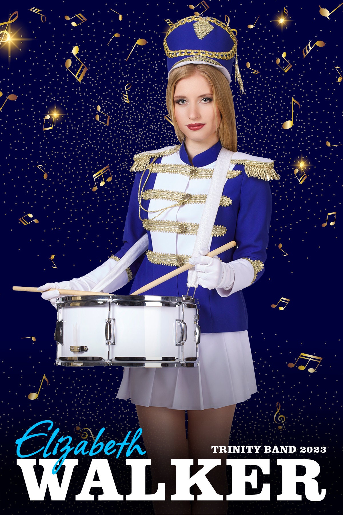 High School Marching Band Poster Digital Photography Background ...