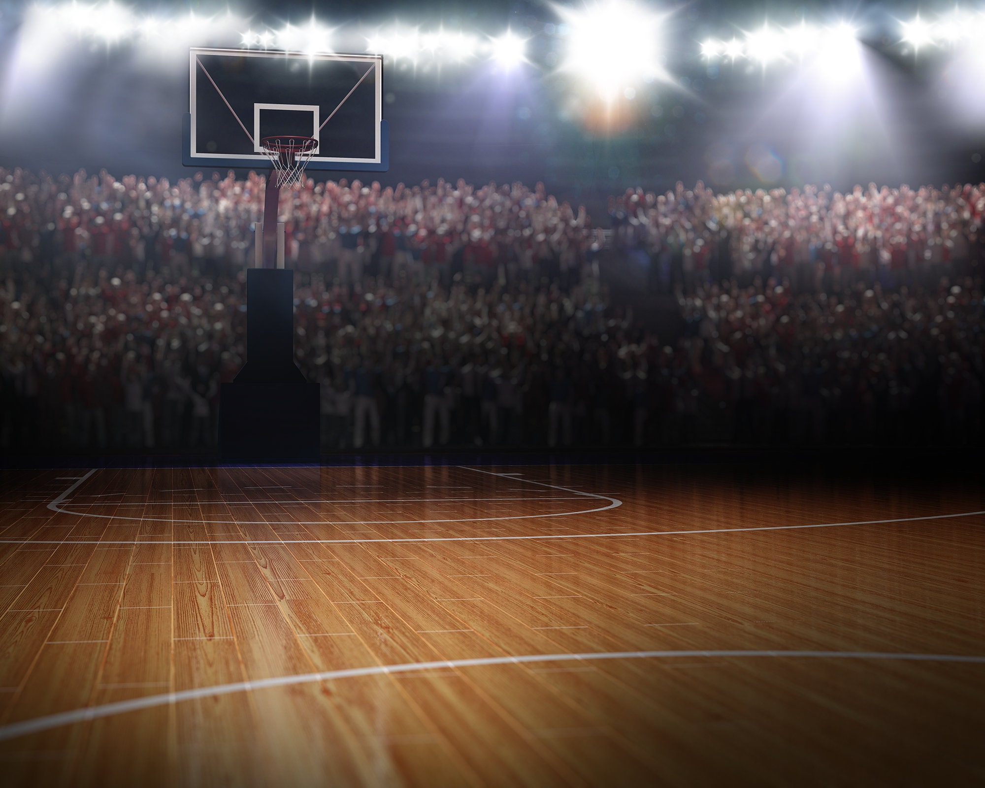 High School Senior Sports Basketball Photography Backdrop Background ...