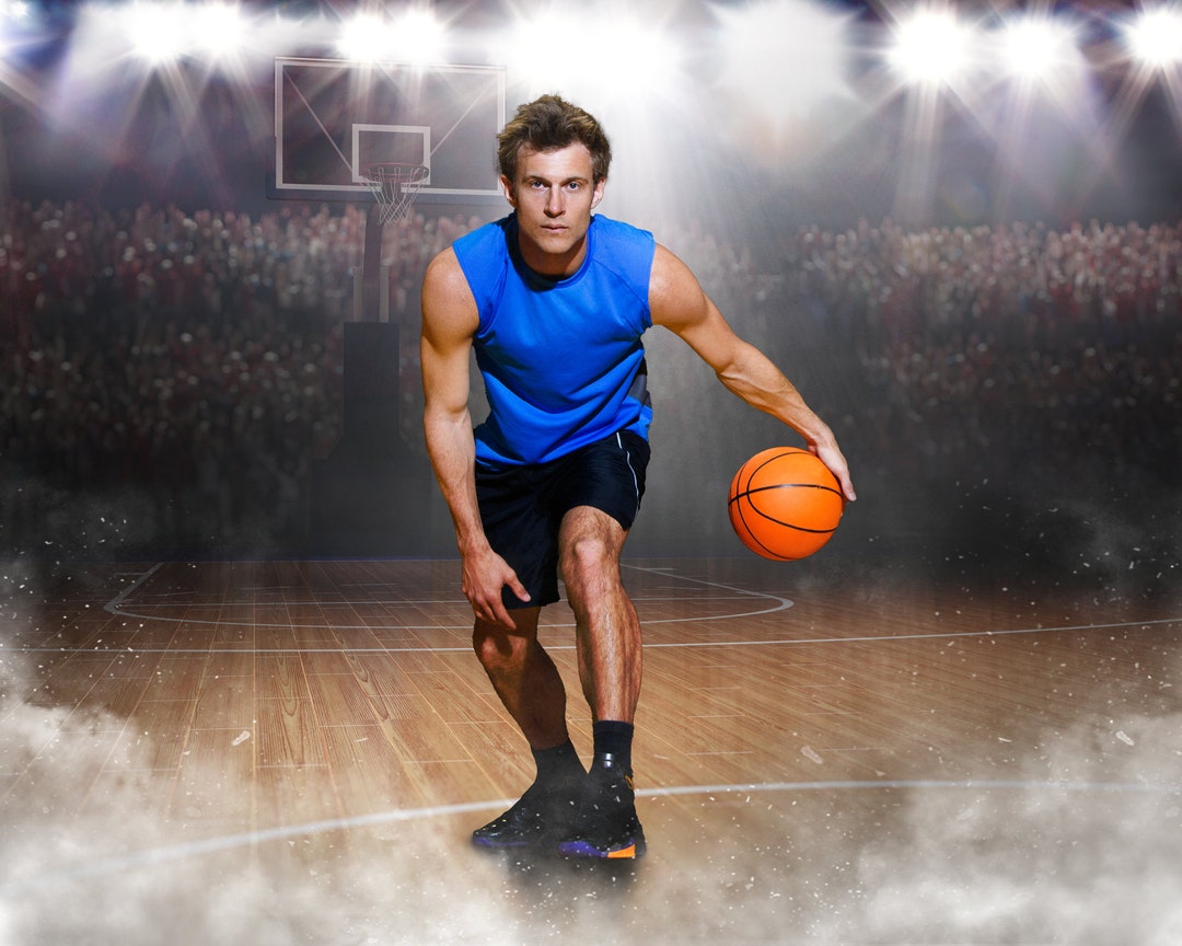 High School Senior Sports Basketball Photography Backdrop Background ...