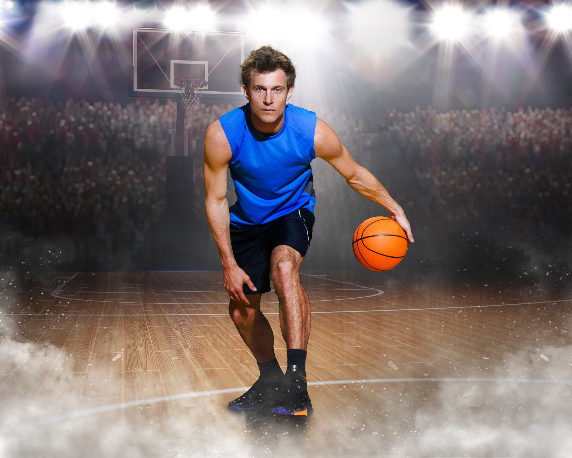 High School Senior Sports Basketball Photography Backdrop Background ...