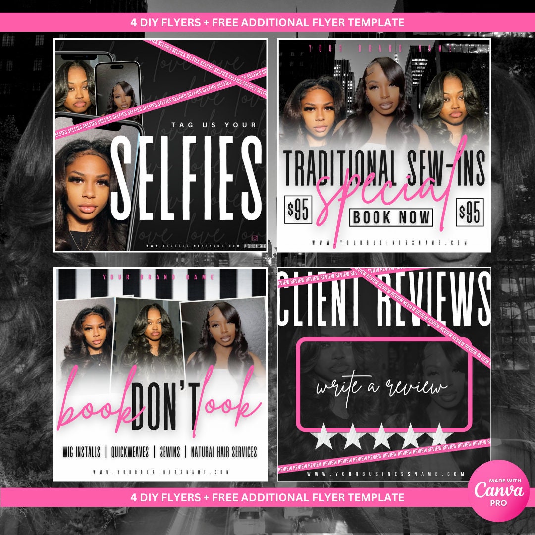 4 DIY Flyer Templates Additional Flyers, Customizable Templates ...