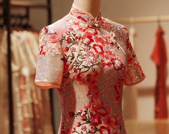Bridal Cheongsam Dress - Etsy