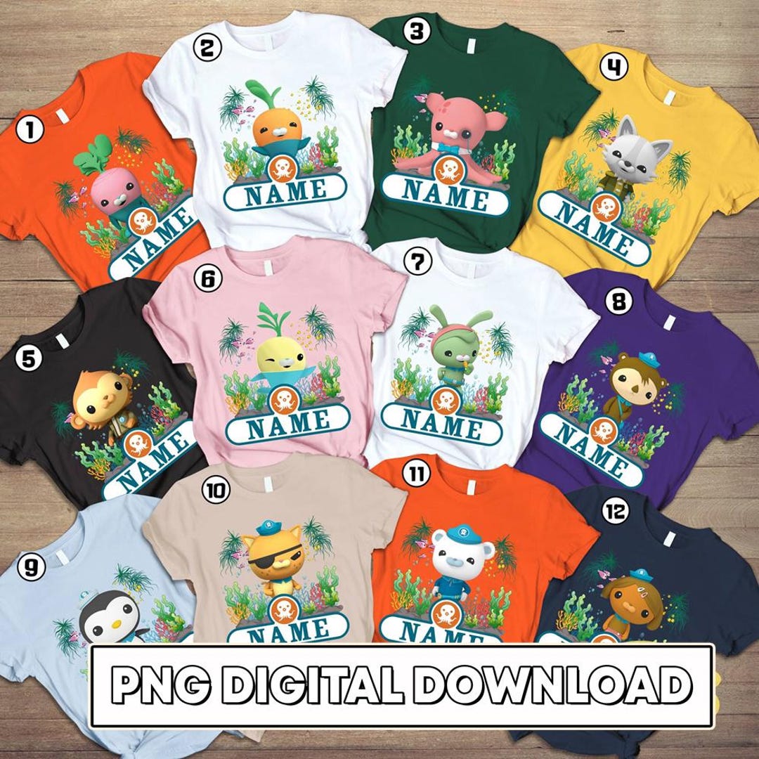 Octonauts Birthday Png, Octonauts Png, Family Matching Octonauts Png ...
