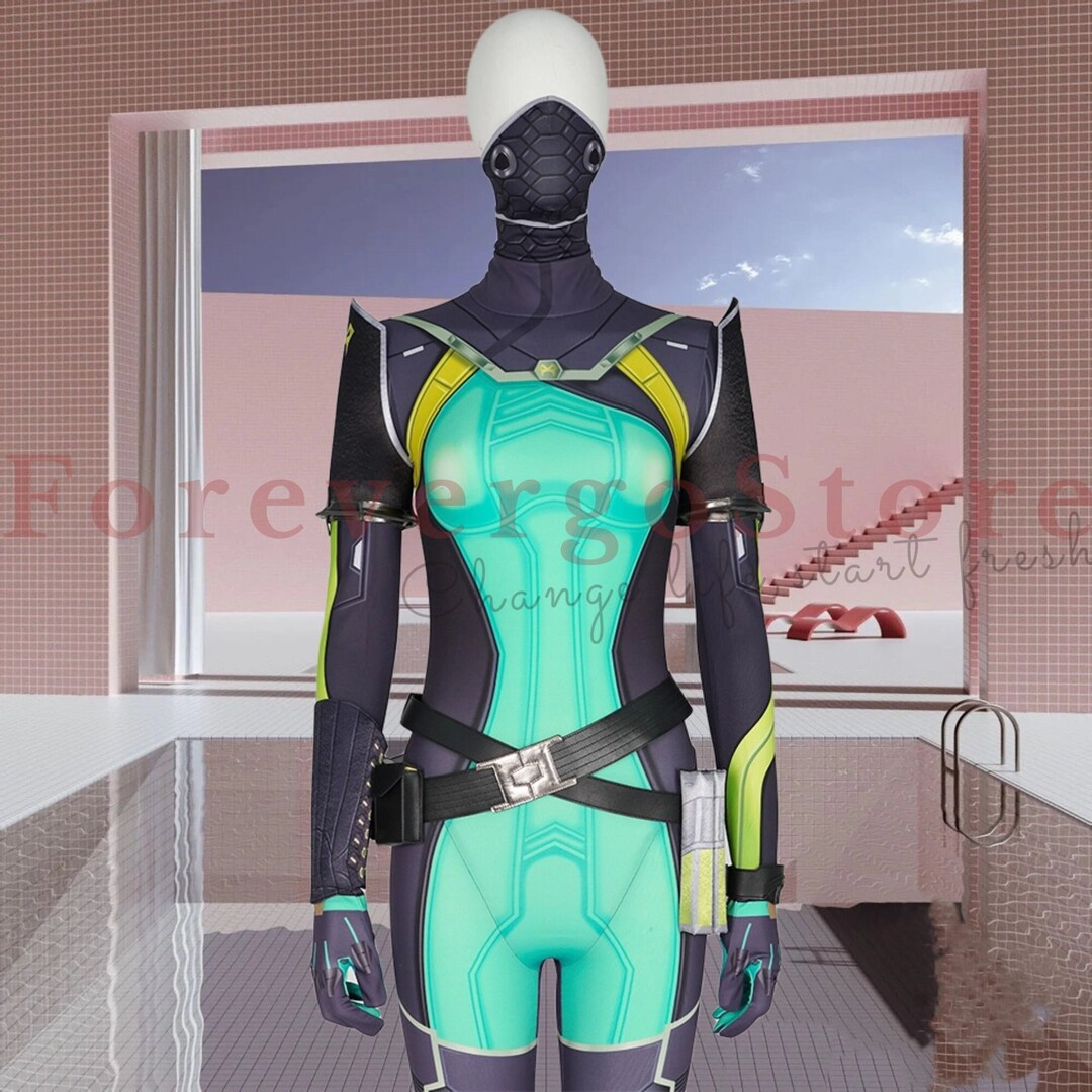 Valorant Viper Cosplay Costumevalorant Game Cosplaywomen Etsy