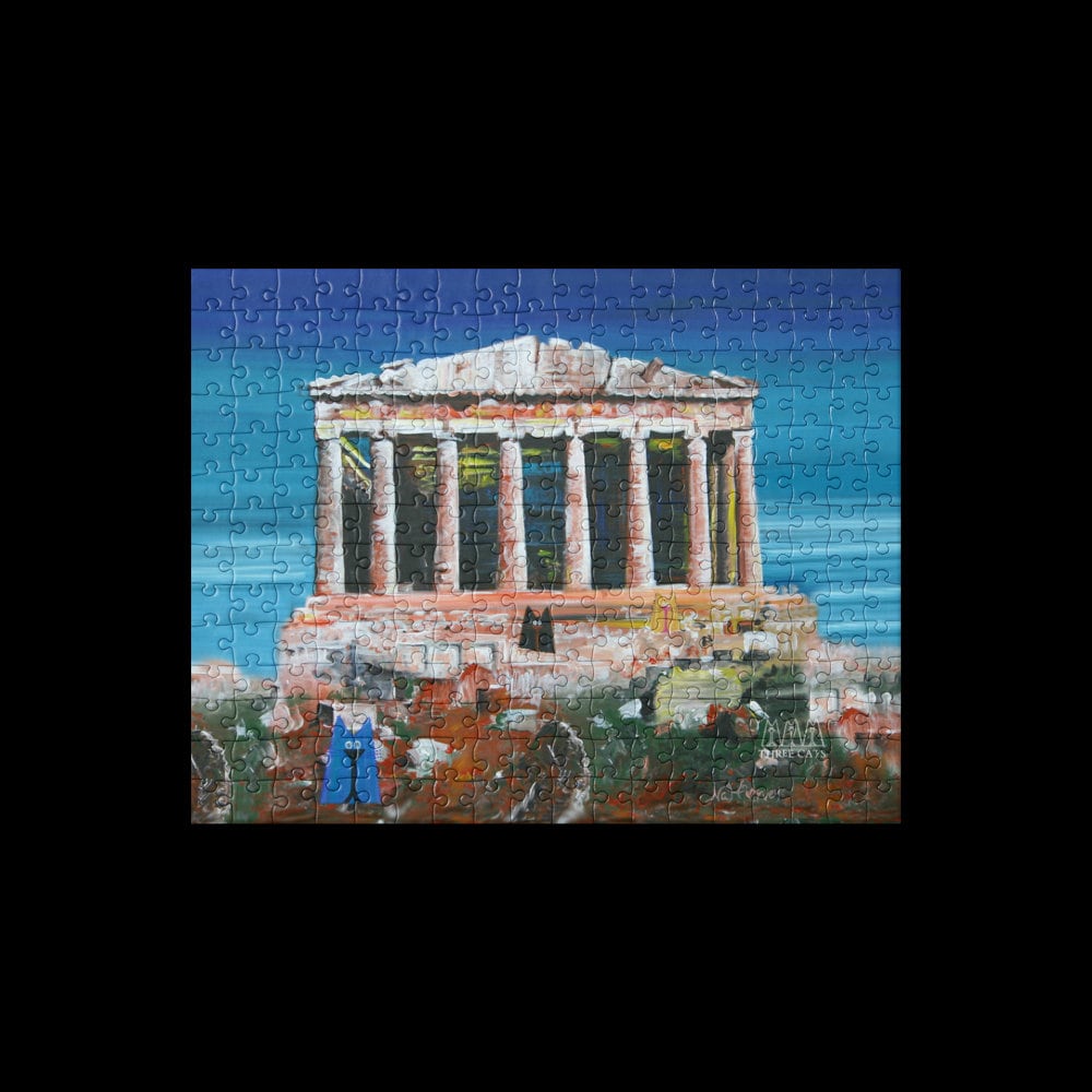 Acropolis of Athens, Parthenon Jigsaw Puzzle, Global Landmark Design ...
