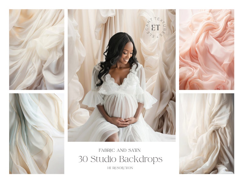 30 Fabric and Satin Backdrops, Digital Backdrops, Maternity Backdrop ...