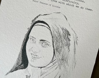 Catholic Saints Quotes Saint Thomas Aquinas Wall Art Print ...