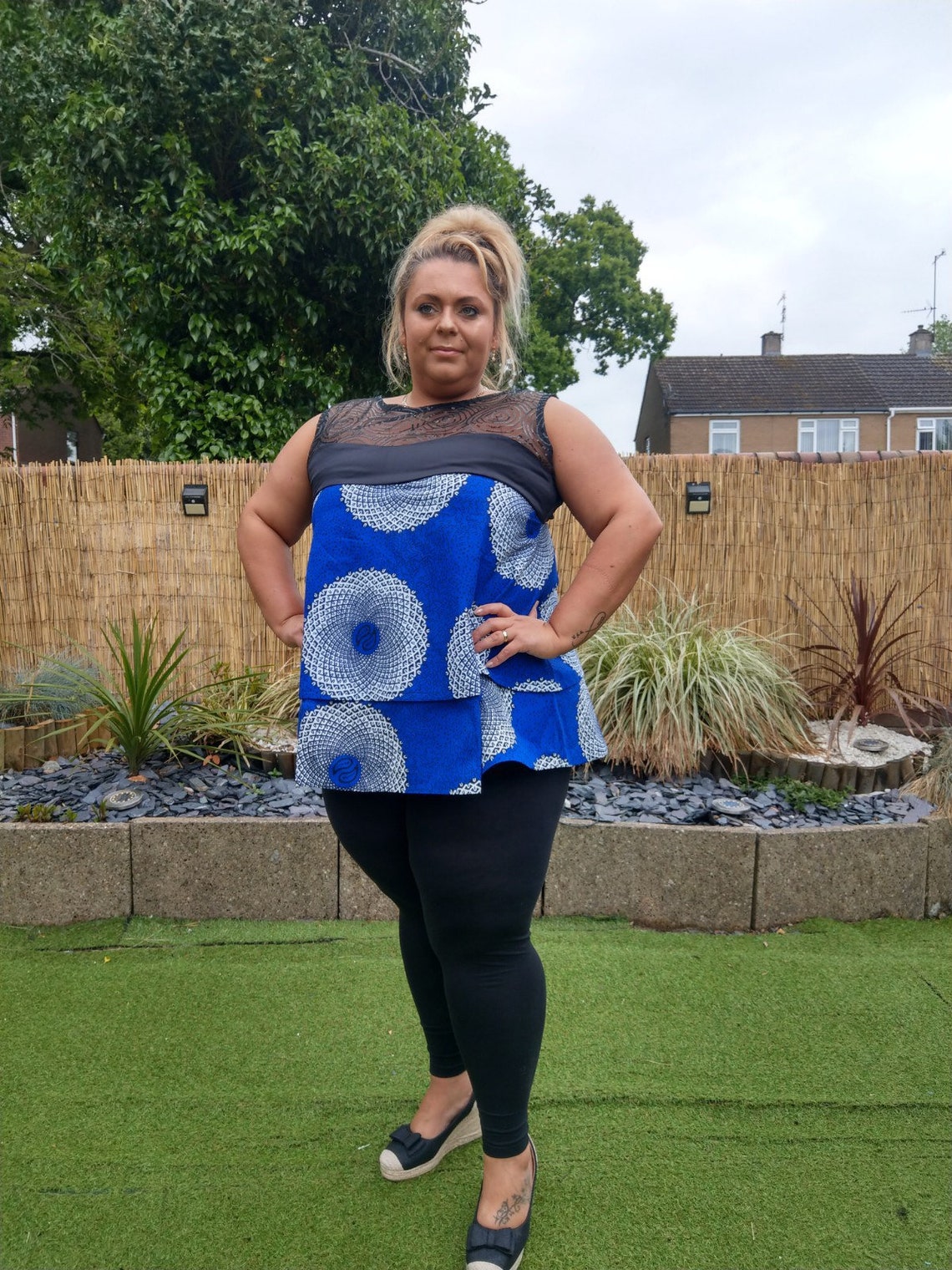 Beautiful Ankara Tunic, African Style Top, Plus Size Available - Etsy