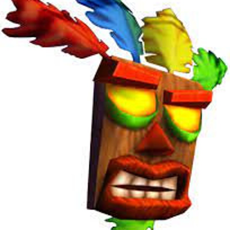 Crash Bandicoot Mask - Etsy