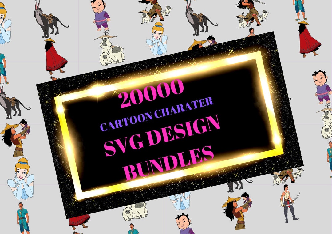 20000 SVG, PNG, PDF Animated Cartoons, Mickeyminnie, Toystory, Moana ...