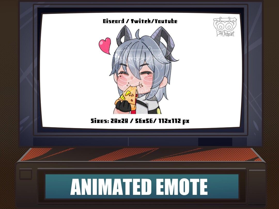 Eating Pizza Chibi Animated Zani Gif, Wuthering Wave Youtube Discord ...