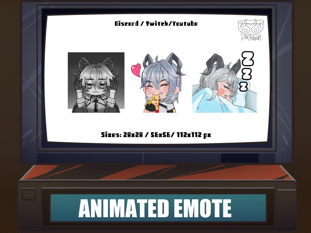 Wuthering Wave Zani Mega Chibi Animated Anime Emotes Bundles, Sleeping ...