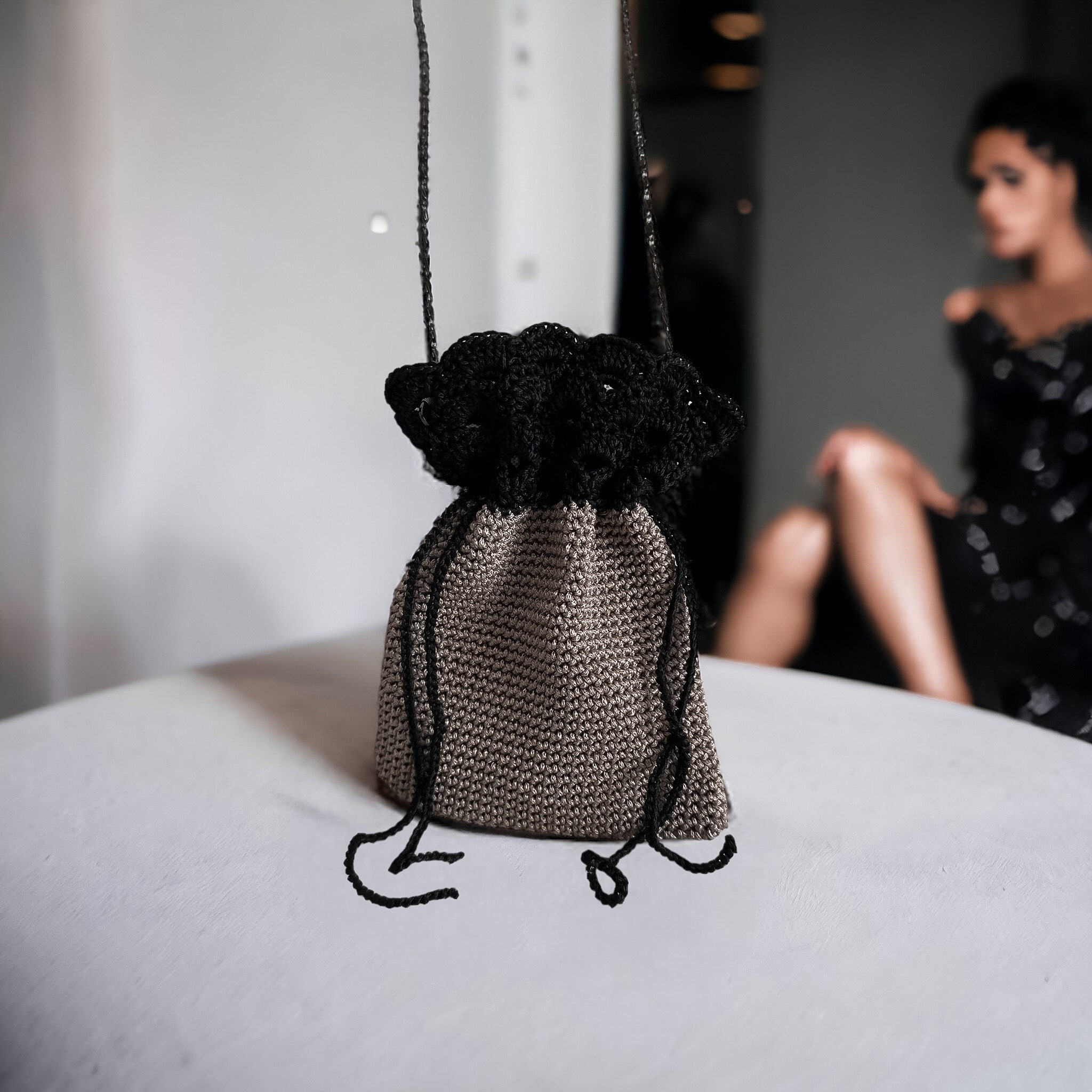 Crochet Mini Pouch Bag Pattern: Easy Drawstring Design (PDF Pattern) - Etsy