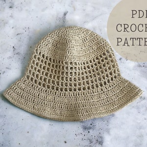 Crochet Mesh Hat Pattern, Easy Summer Hat Pattern - Etsy