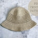 Crochet Mesh Hat Pattern - Etsy