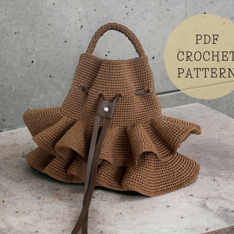 Handmade Ruffled Purse - Etsy