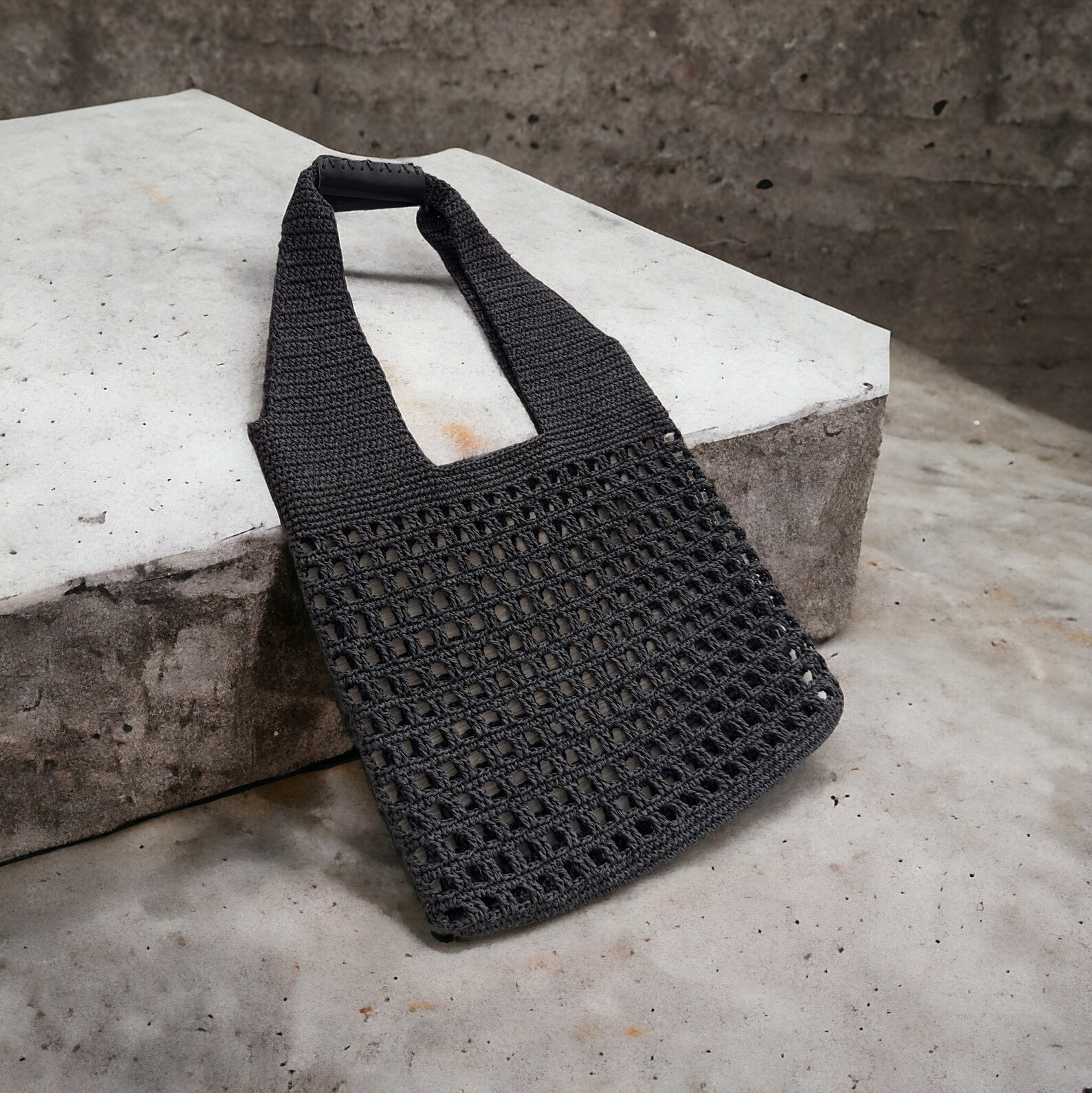 Crochet Mesh Tote Bag Pattern, Crochet Summer Bag Pattern, Market Bag ...