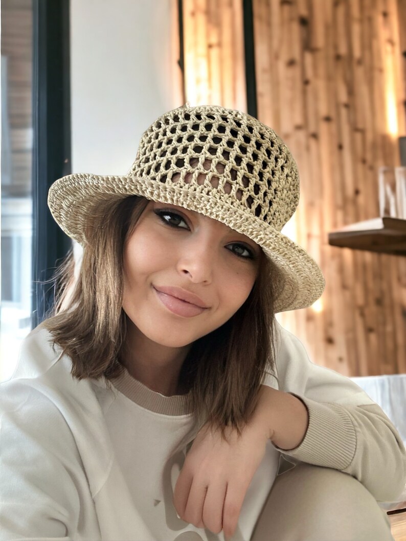 Crochet Mesh Hat Pattern - Etsy