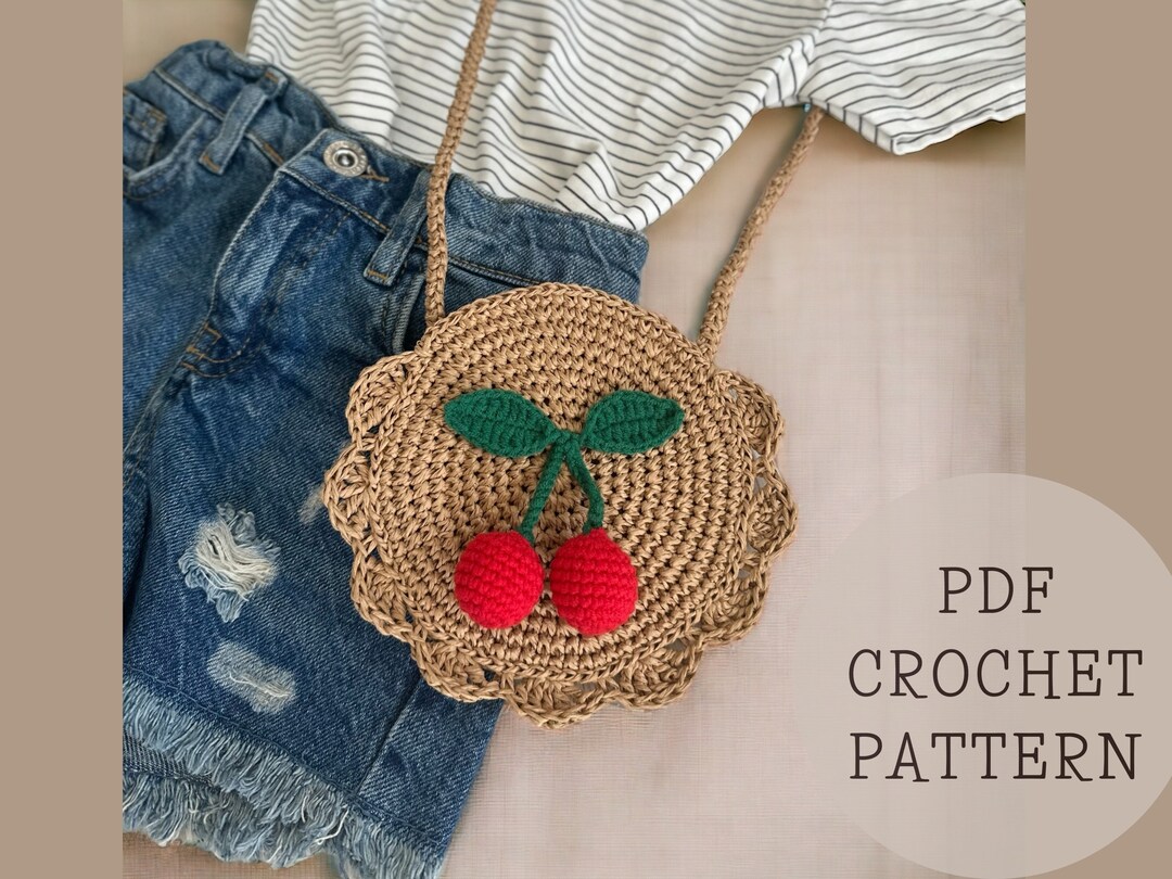 Crochet Cherry Toddler Bag Pattern - Etsy