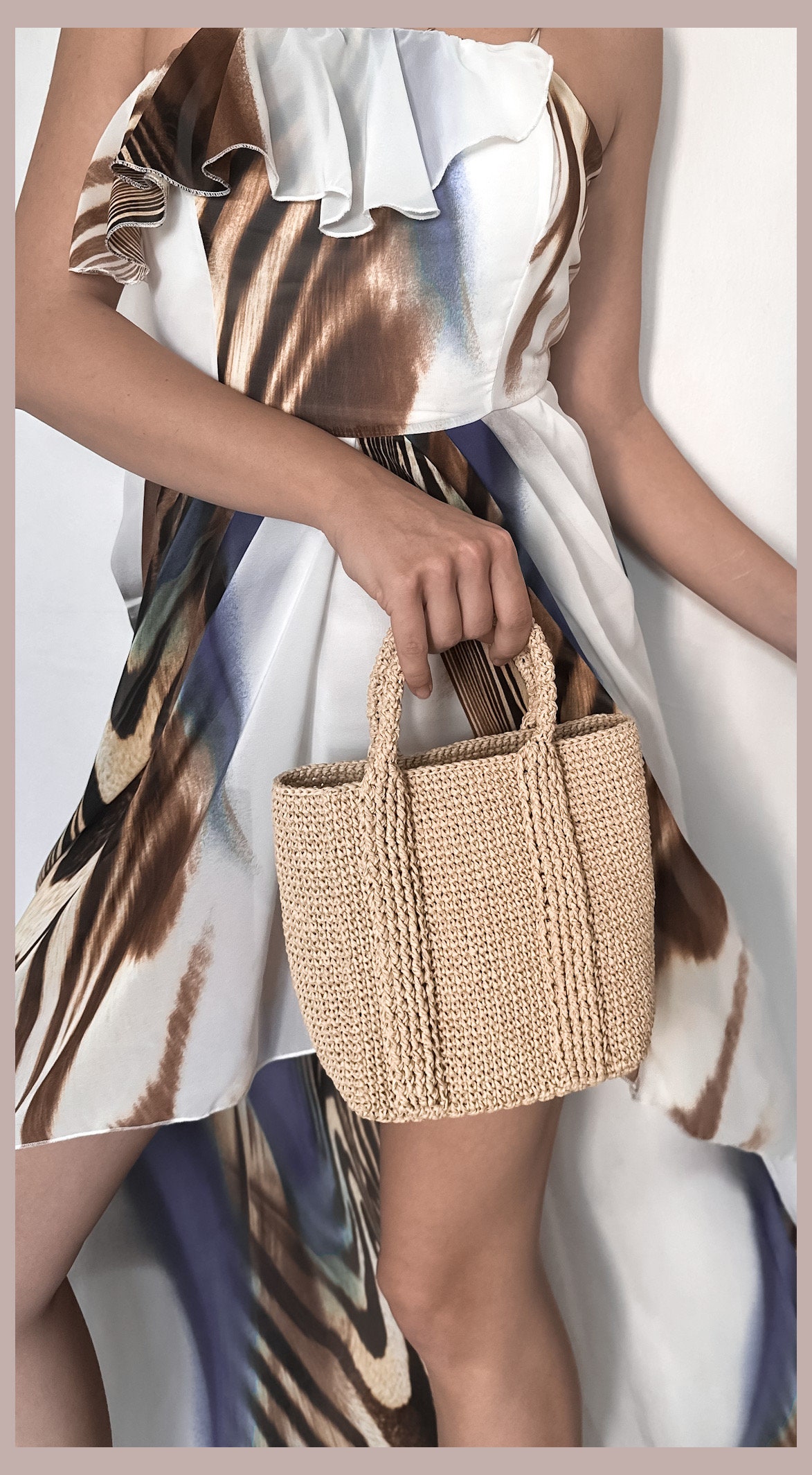 Crochet Basic Straw Bag Pattern - Etsy