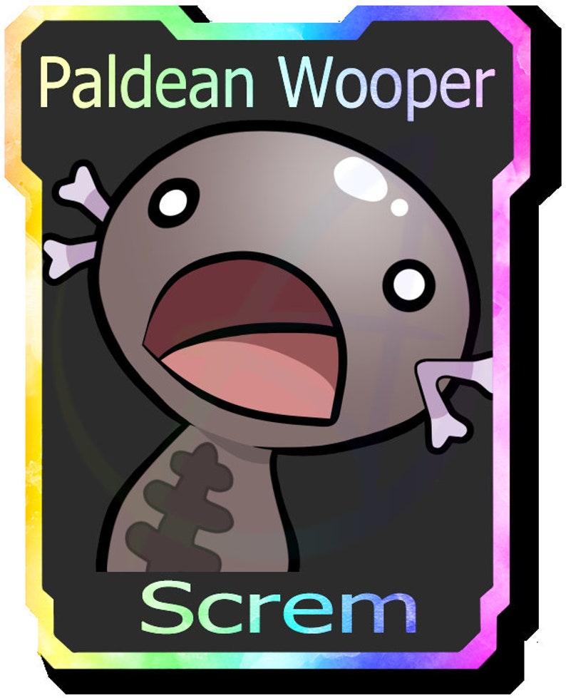 Paldean Wooper & Clodsire Emote Pack! Twitch | Discord - Etsy
