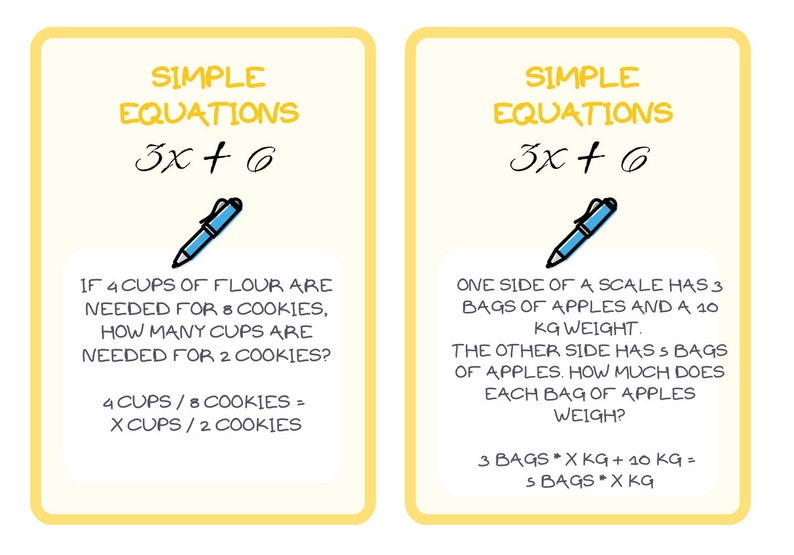 Math Flashcards: 170 Customizable Canva Flash Cards for Fifth Grade ...