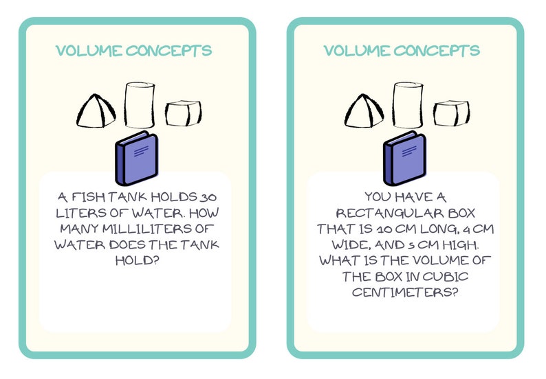 Math Flashcards: 170 Customizable Canva Flash Cards for Fifth Grade ...