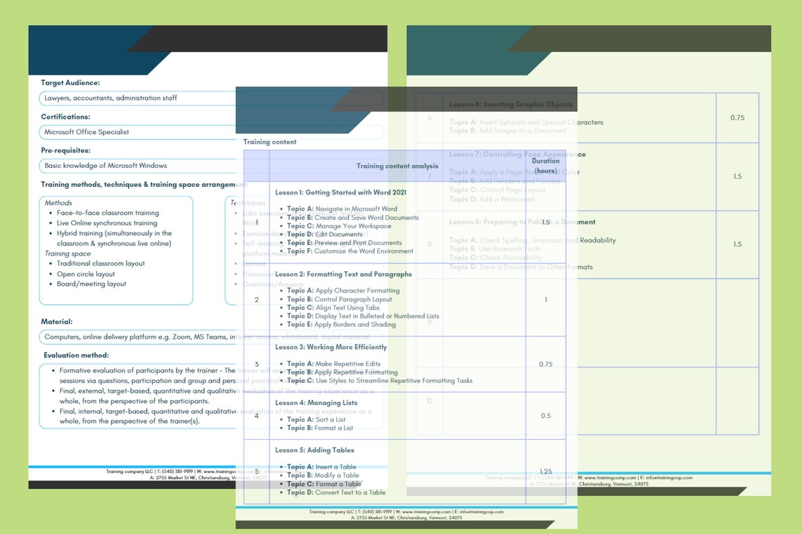 Canva Class Syllabus Template - Etsy