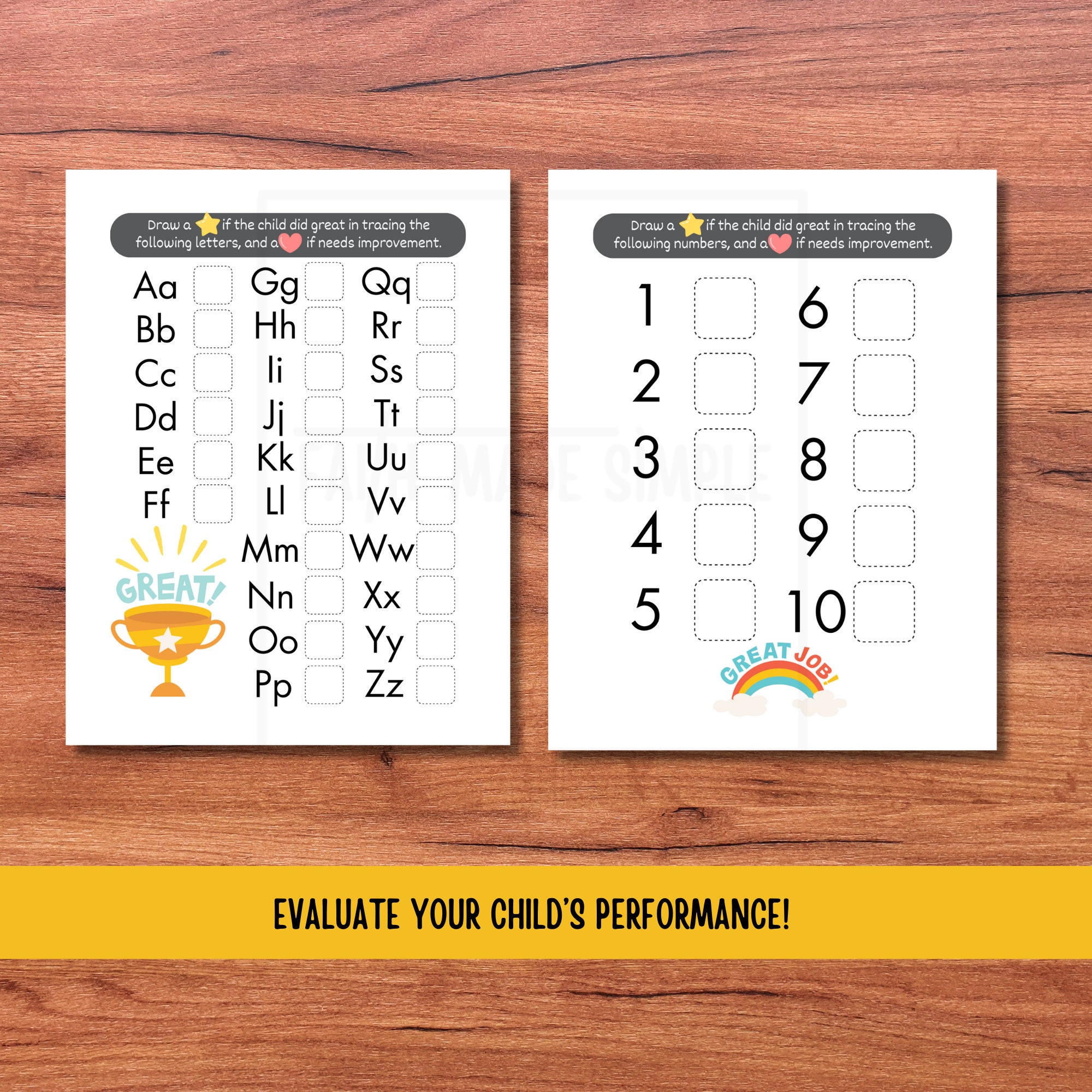 Trace and Color Bundle, Traceable Letters and Numbers, Alphabet Writing ...
