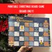 Printable Christmas Board Game BOARD ONLY, Family Christmas Games ...