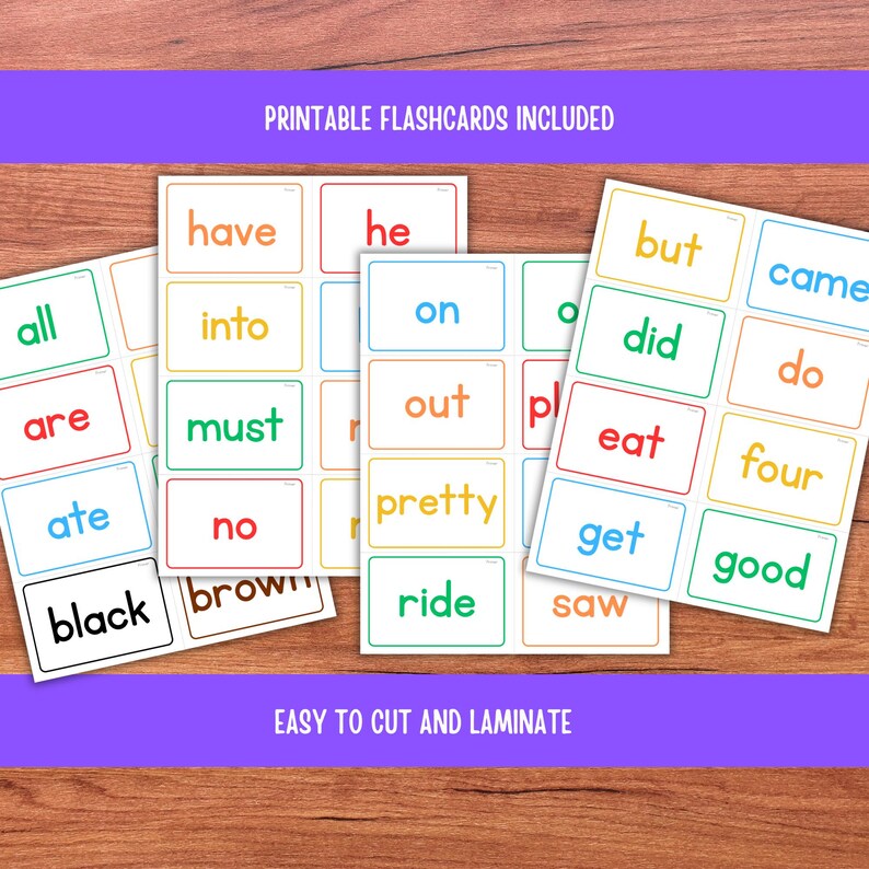 Primer Dolch Sight Words Worksheets: Kids Reading Practice (printable ...
