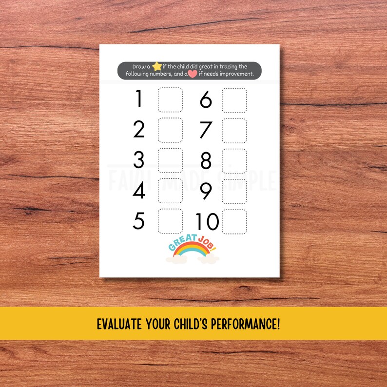Trace and Color Numbers 1 to 10, Number Tracing, Number Writing ...