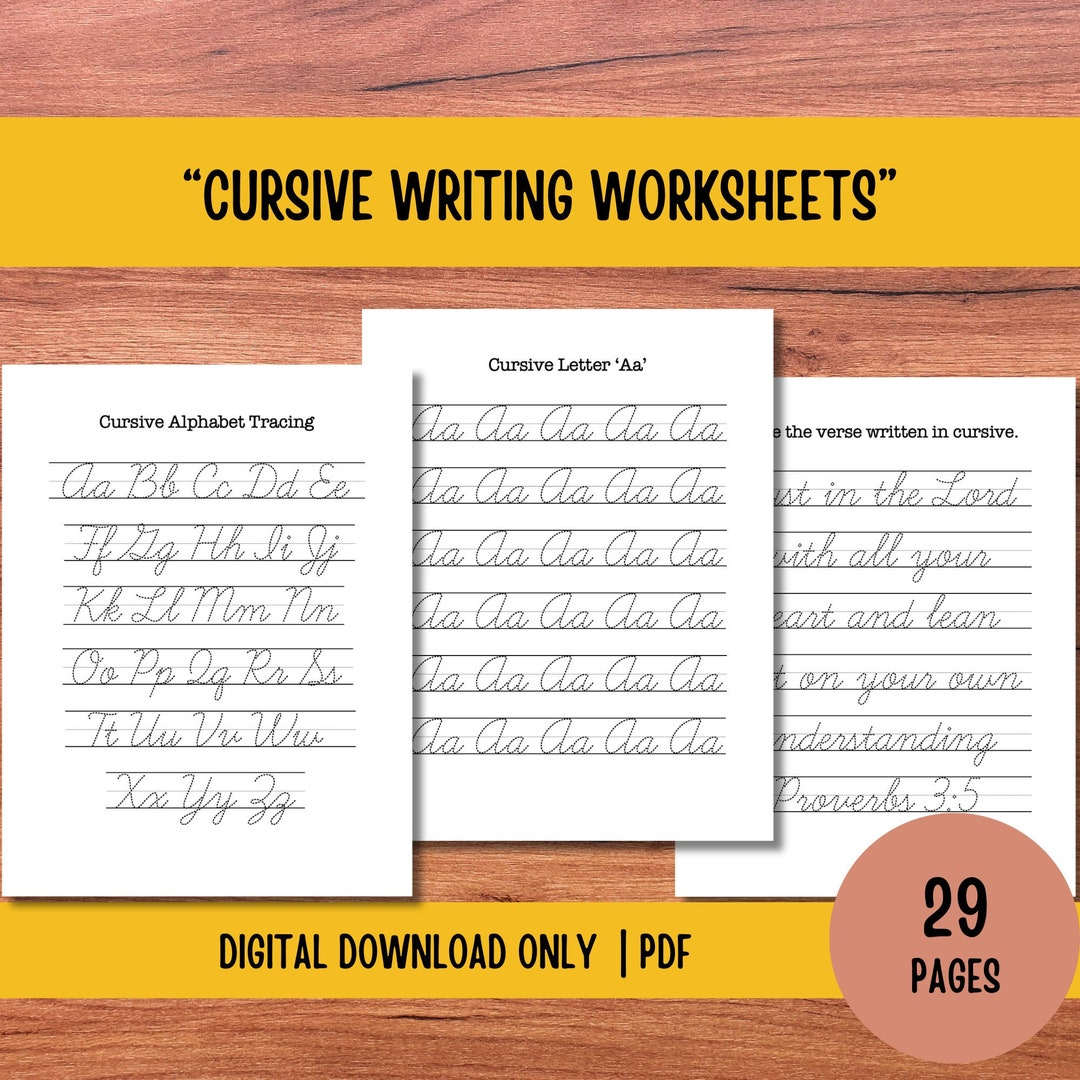 Cursive Writing Worksheets, Handwriting Practice, Cursive Practice ...