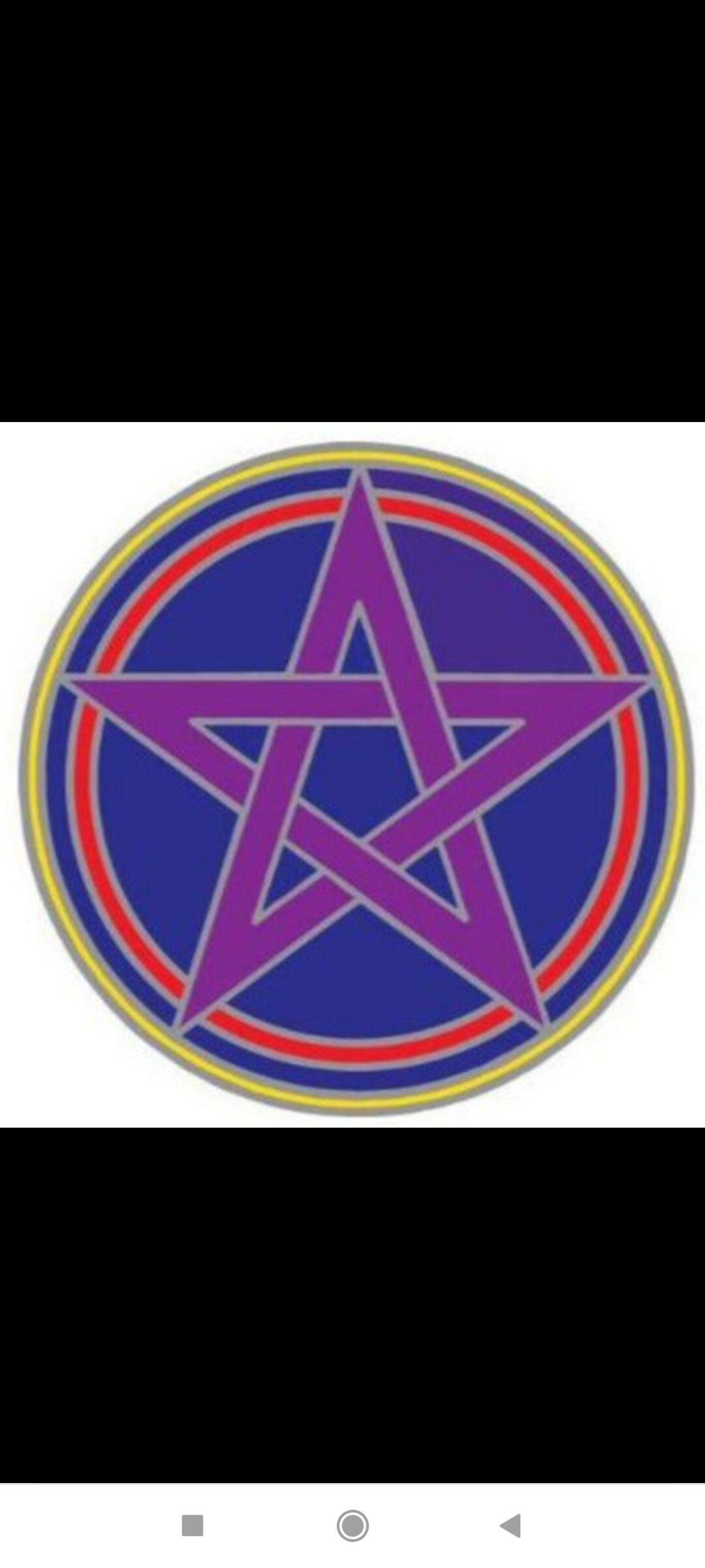 5 Pointed Pentagram Sticker - Etsy