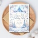 Frozen Ice Castle Elsa Birthday Party Invitation Enchanted Winter ...