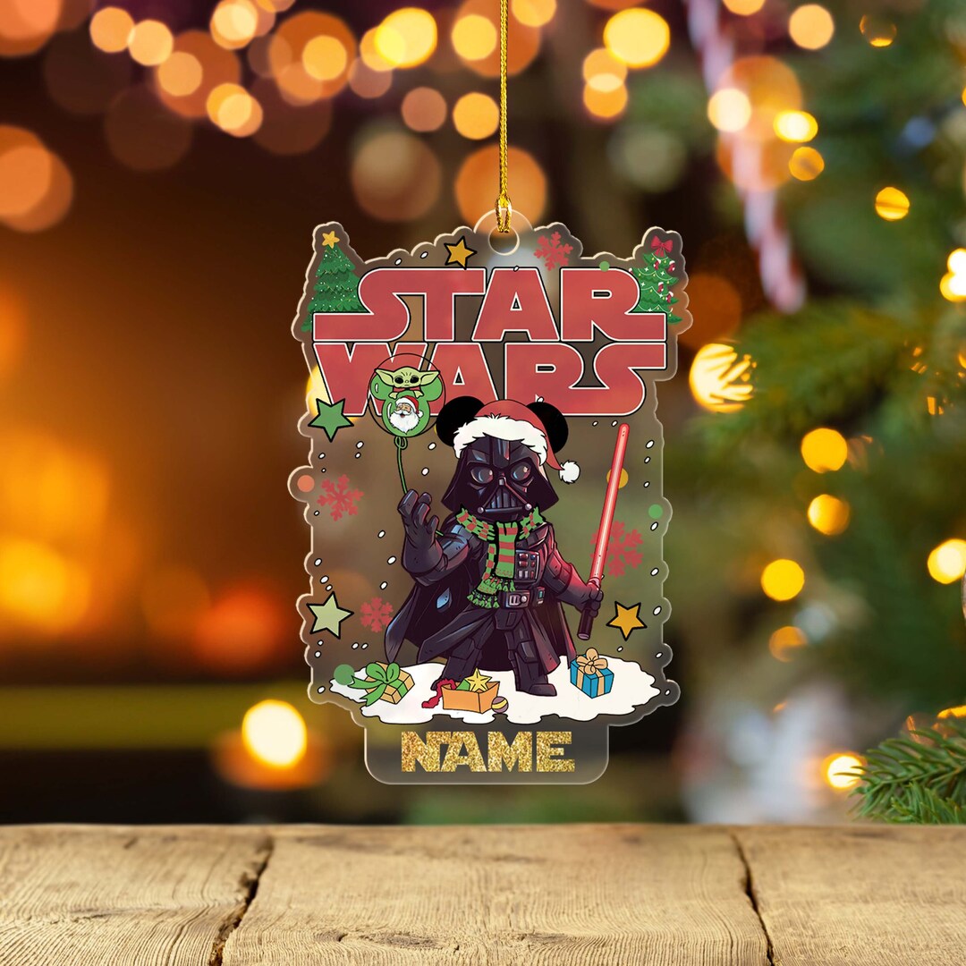 Personalized Darth Vader Christmas Ornament Christmas Tree - Etsy