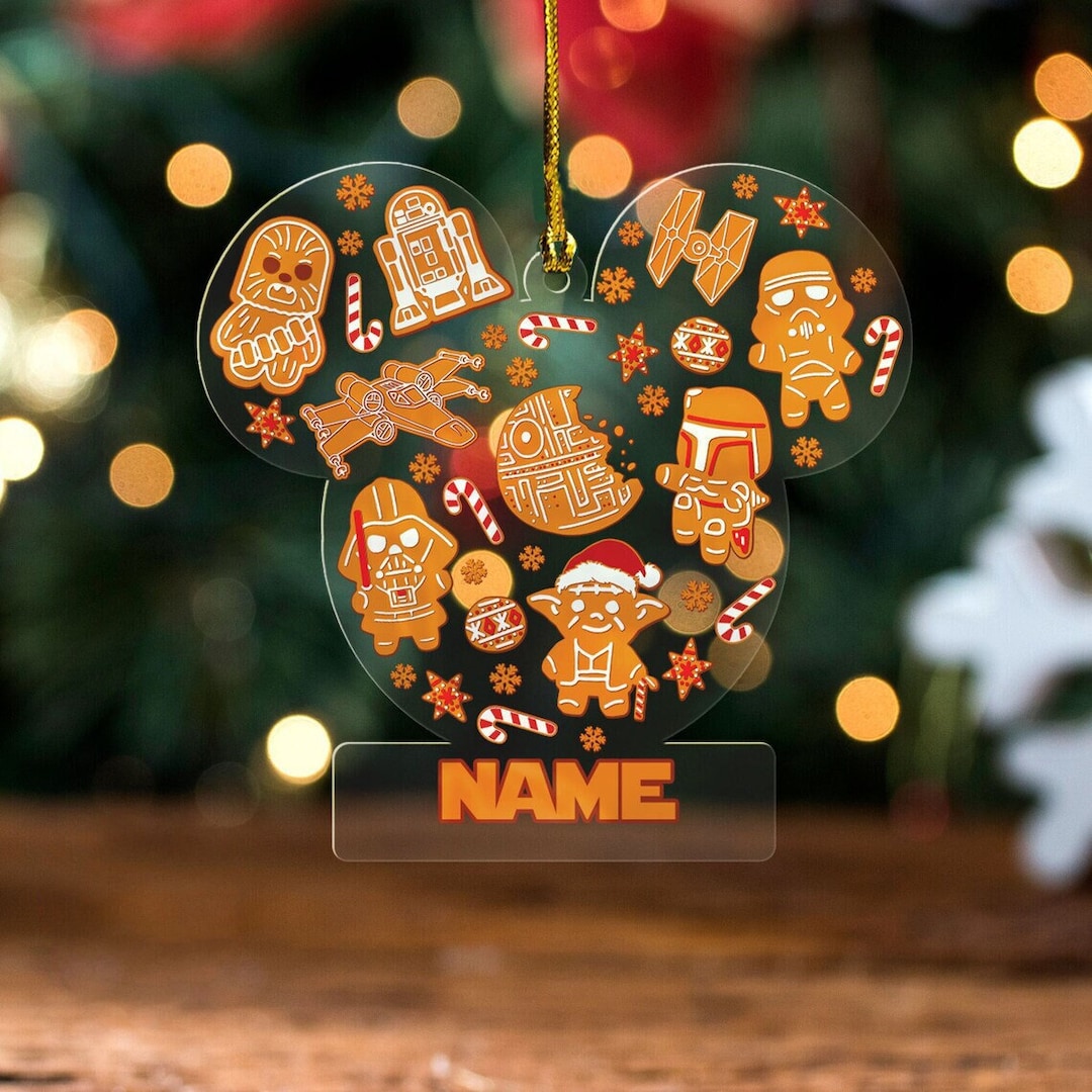 Personalized Star Wars Gingerbread Ornament Galaxy's Edge - Etsy