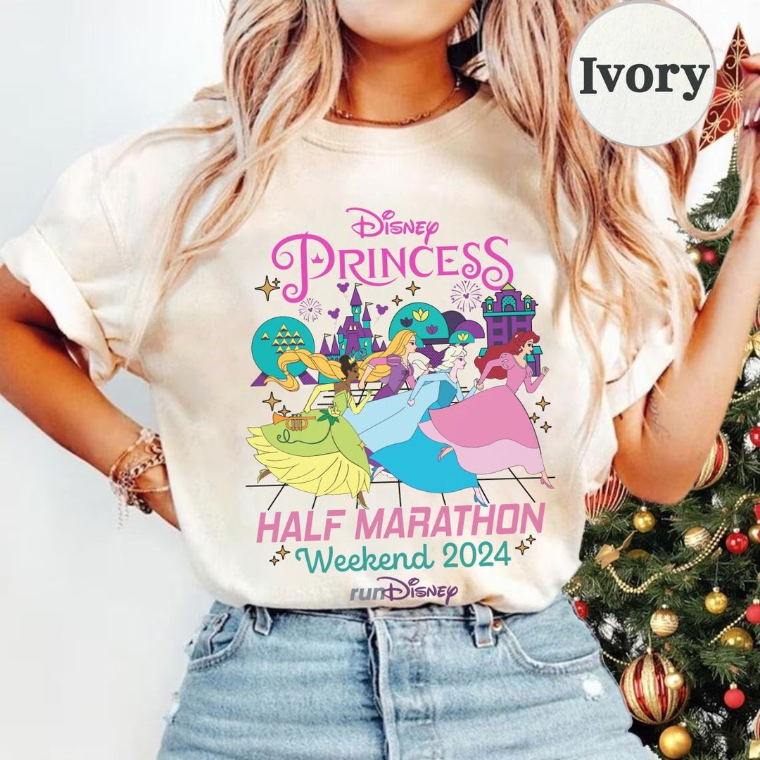 Rundisney Shirt Disney Princess Half Marathon Weekend 2024 - Etsy