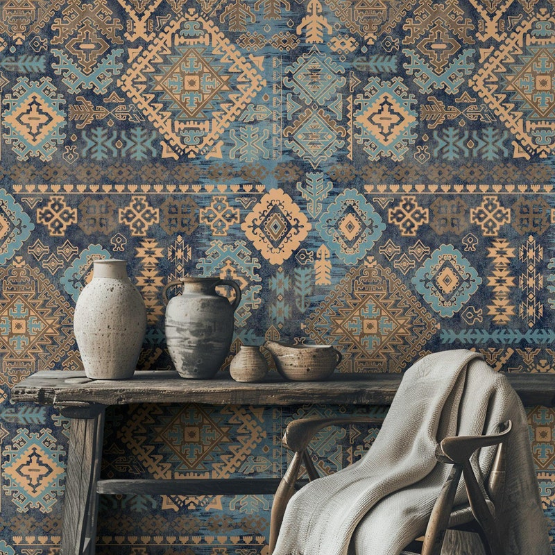 Moroccan Wallpaper Design - Etsy